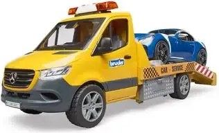 Bruder 02675 MB Sprinter přepravující auto / od 4 let