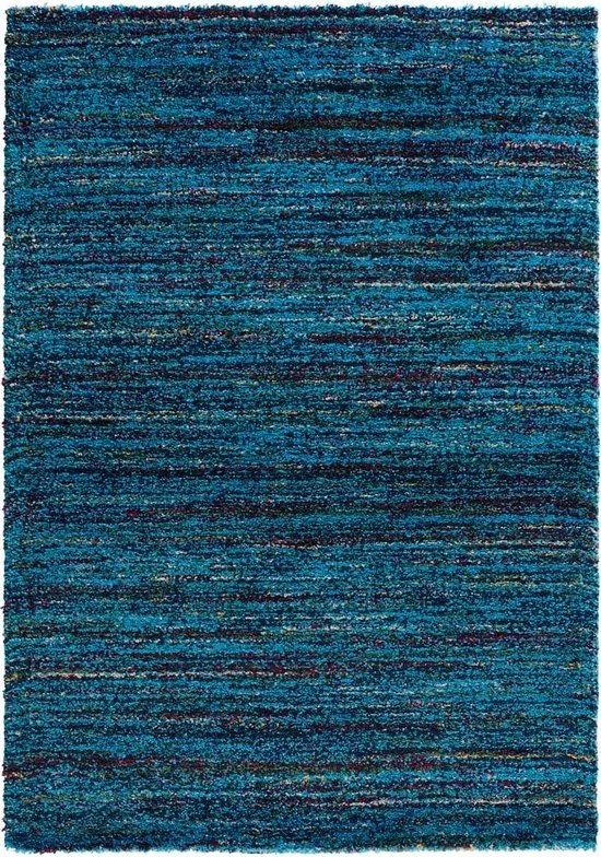 Modrý koberec do obývacího pokoje Shaggy Mint Rugs 200 x 290 cm