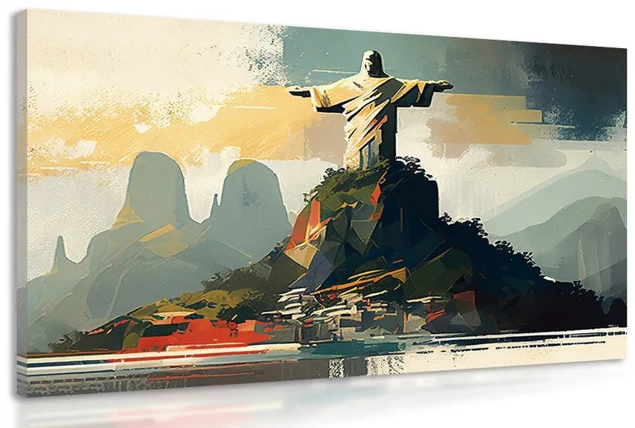 Obraz socha Ježíše v Rio de Janeiro Varianta: 120x80