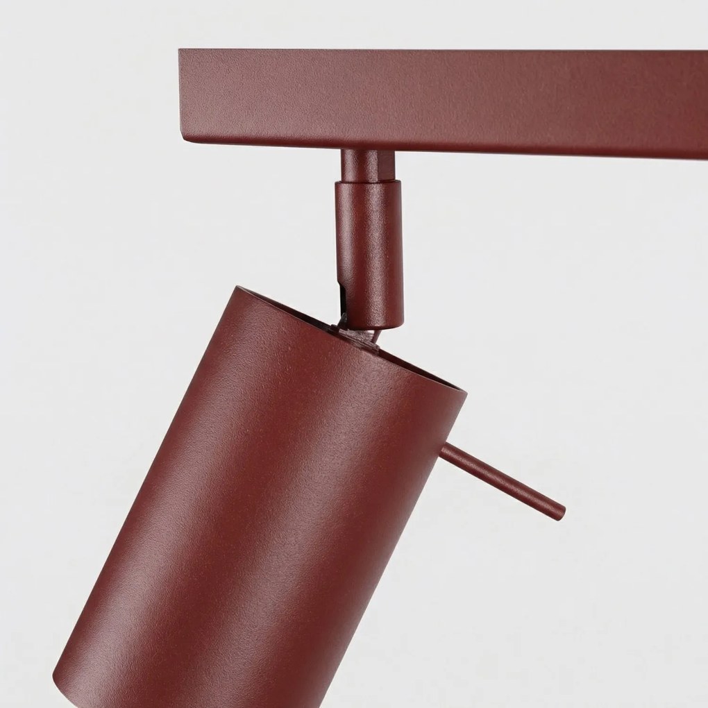 Sollux Lighting Stropní svítidlo RING 6L bordó