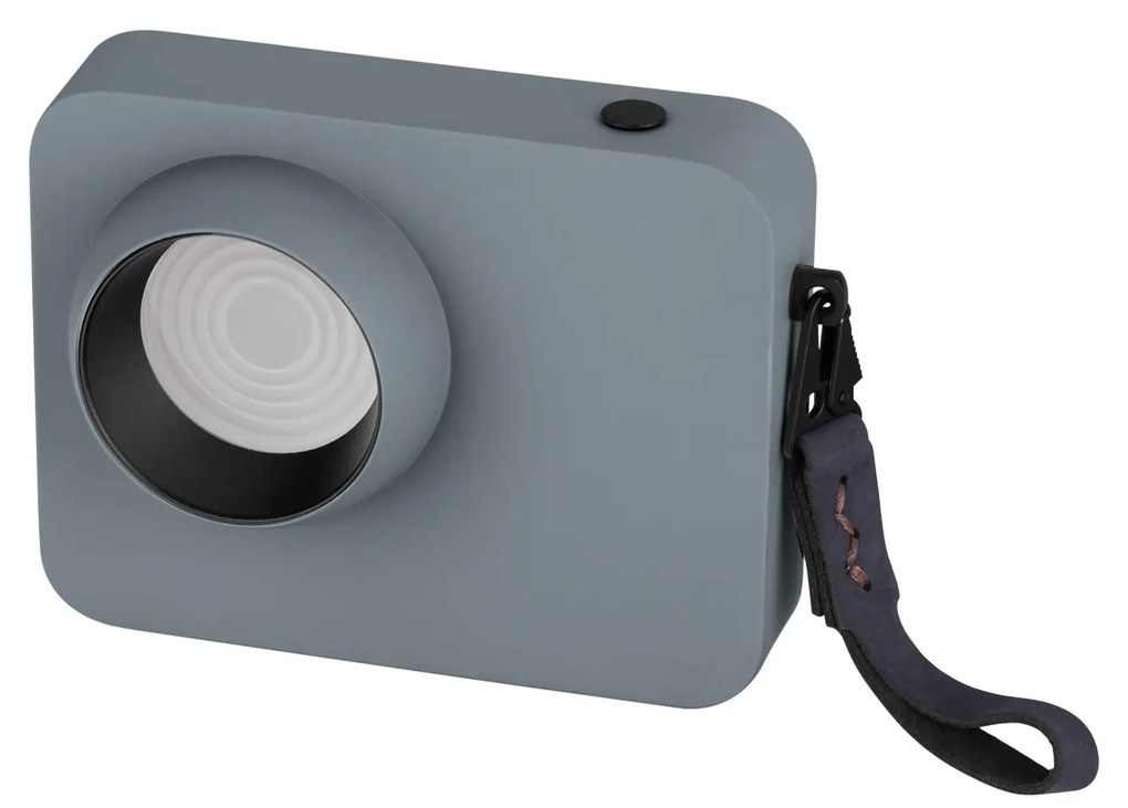 LED stmívatelná černá stolní lampa Kedros