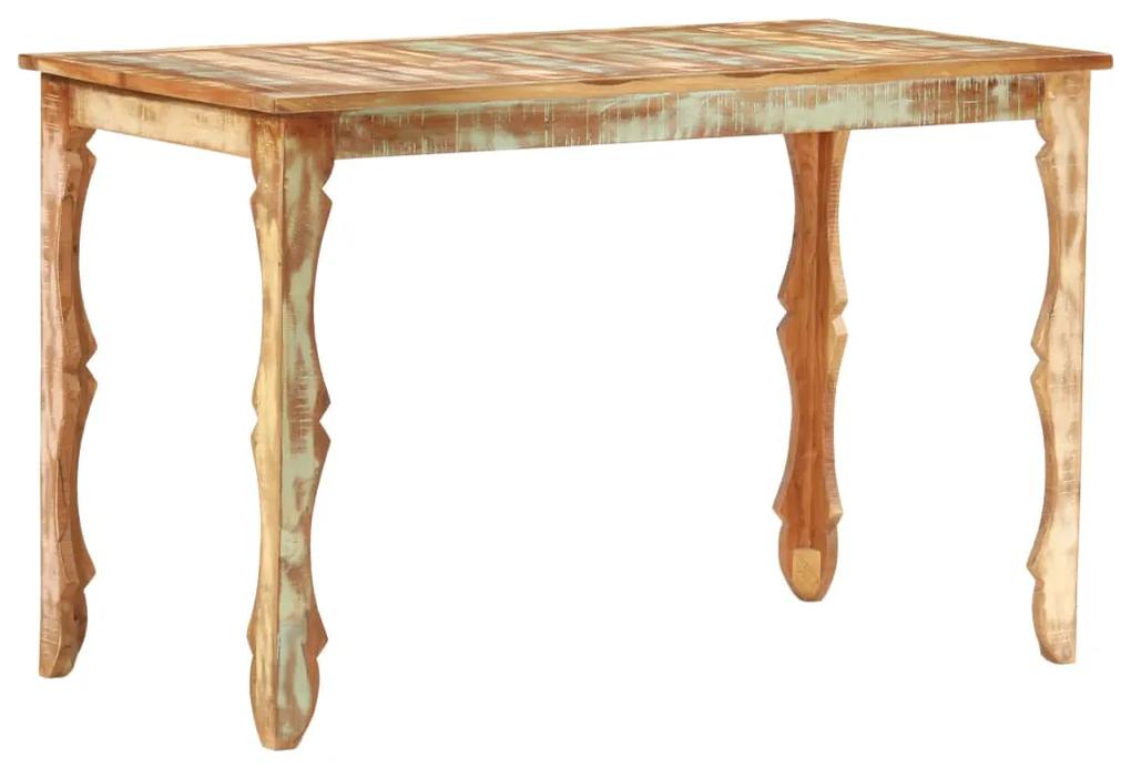 286488 vidaXL Jídelní stůl 120 x 60 x 76 cm masivní recyklované dřevo