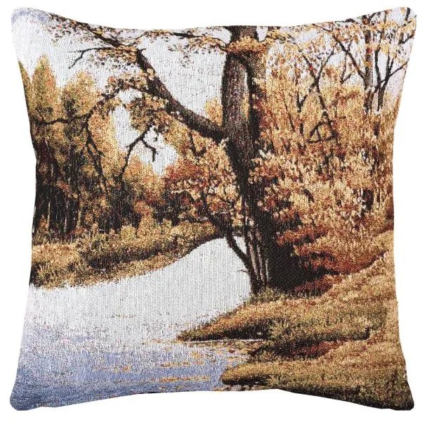 SCANquilt povlak MOTIV autumn okrovohnědá 45 x 45 cm