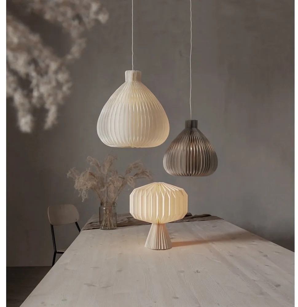 Krémové papírové stínidlo ø 38 cm Honeycomb – Star Trading