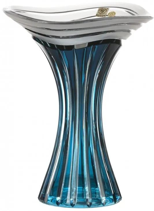Váza  Dune, barva azurová, výška 250 mm