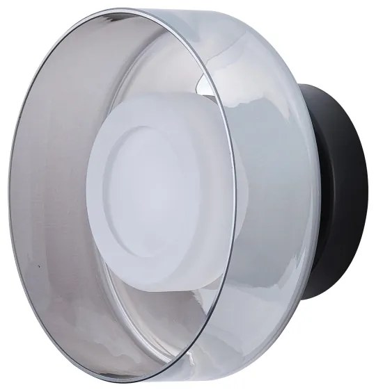 LED Nástěnné svítidlo NIMBUS LED/8W/230V 3000K černá/kouřová