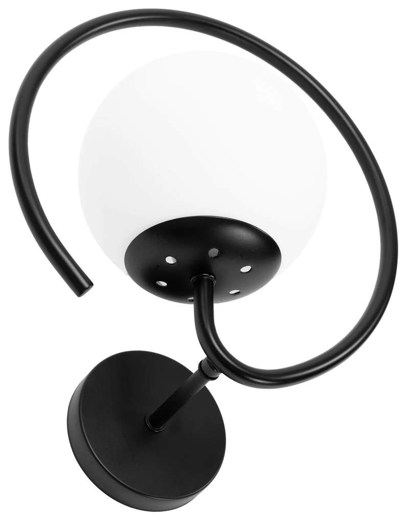 Toolight Nástěnná lampa Circle APP1152-1W Black