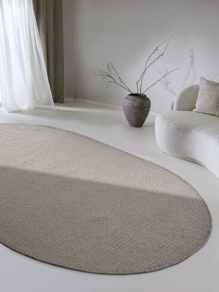 Villeroy & Boch Kusový koberec 106049 Beige ovál, 160x230 ovál, béžová, ložnice