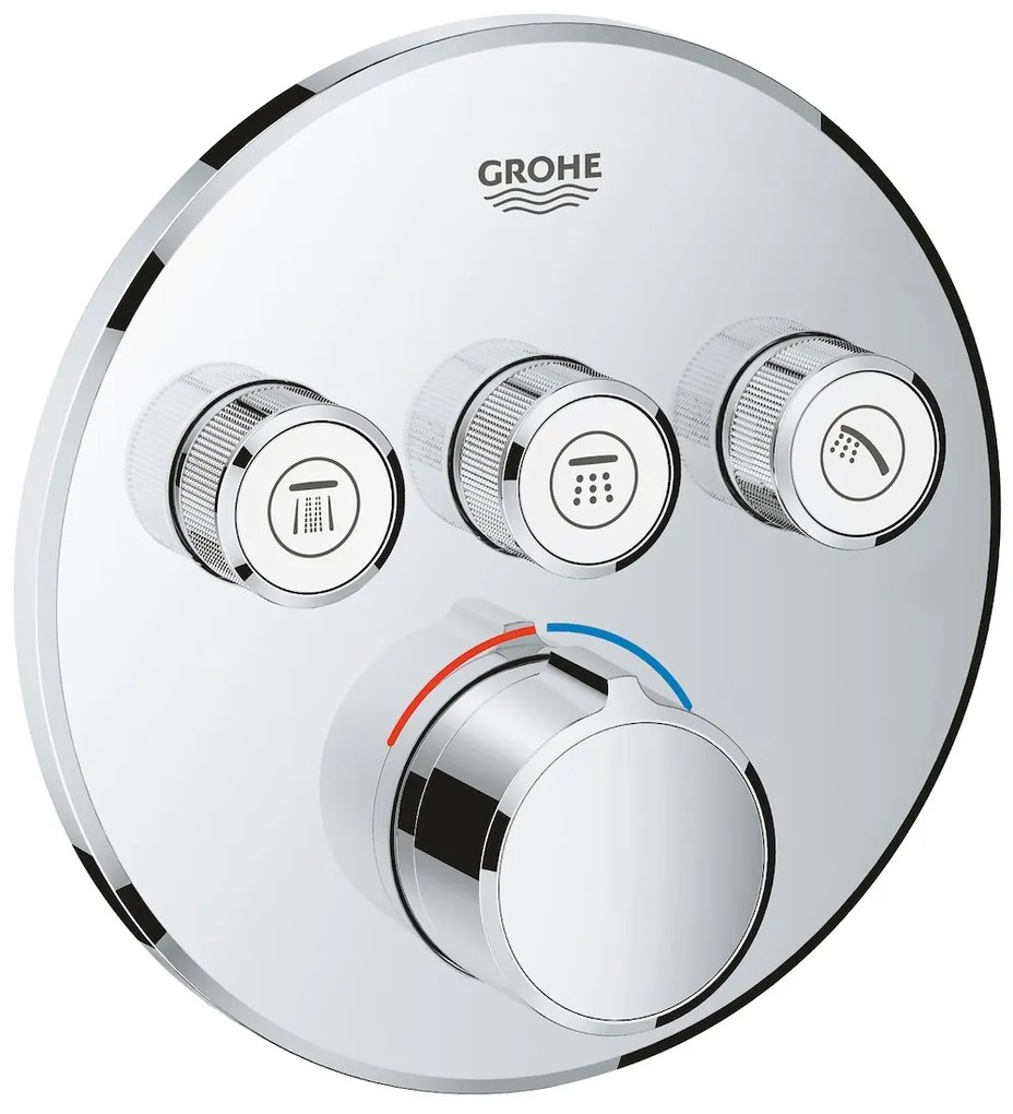 Termostat Grohe Smart Control bez podomítkového tělesa chrom 29146000