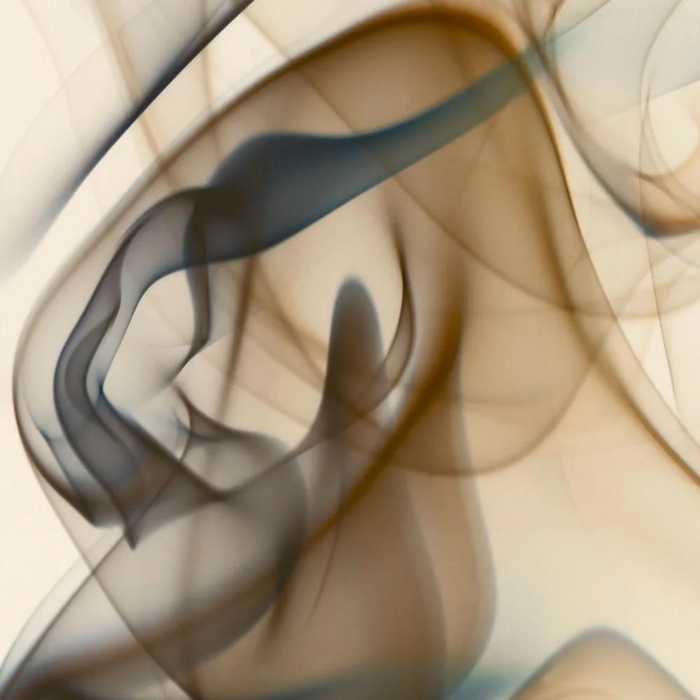 Dekorační foto polštářek Hnědo šedý kouř, 45x45cm, CN3625