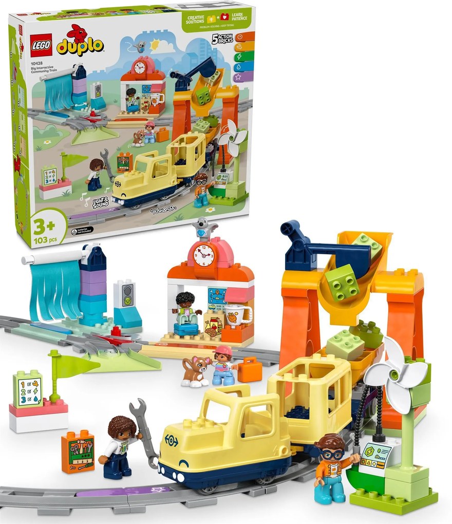 Lego duplo 10428 velký interaktivní komunitní vláček 5702017583044