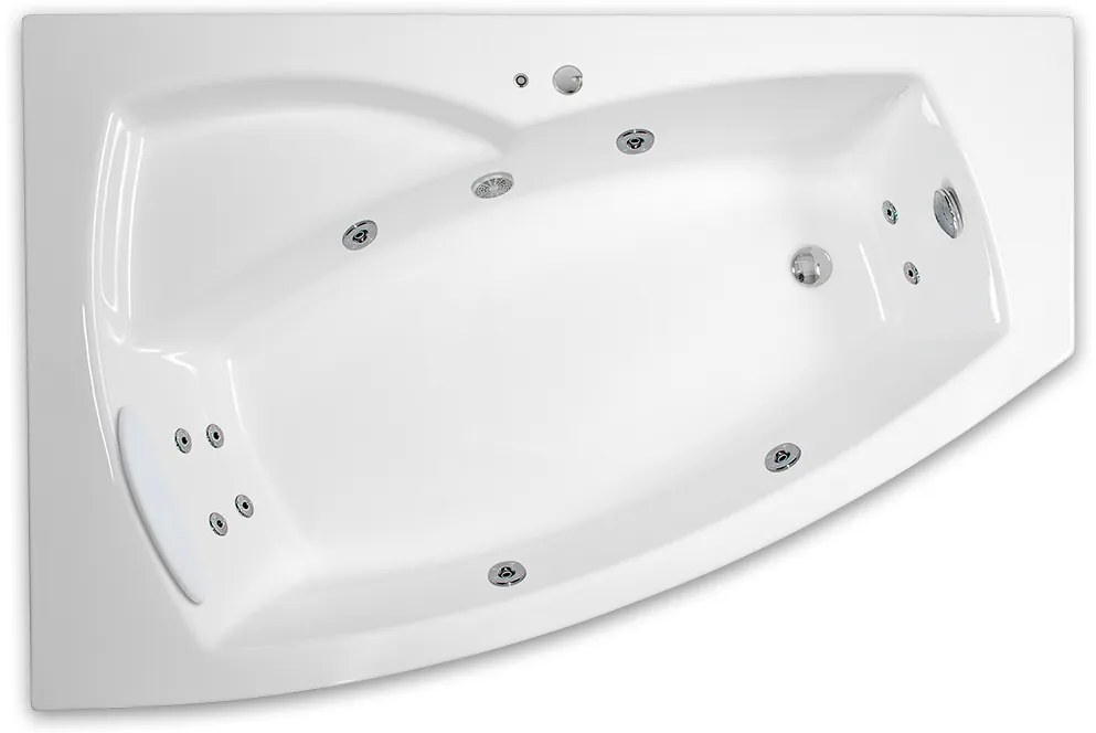 Arttec Thaleila Surf 160 x 105 cm vana hydromasážní akrylátová levá PAN04404
