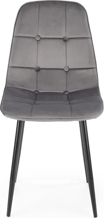 Jídelní židle SAVA — kov, samet, více barev Béžová