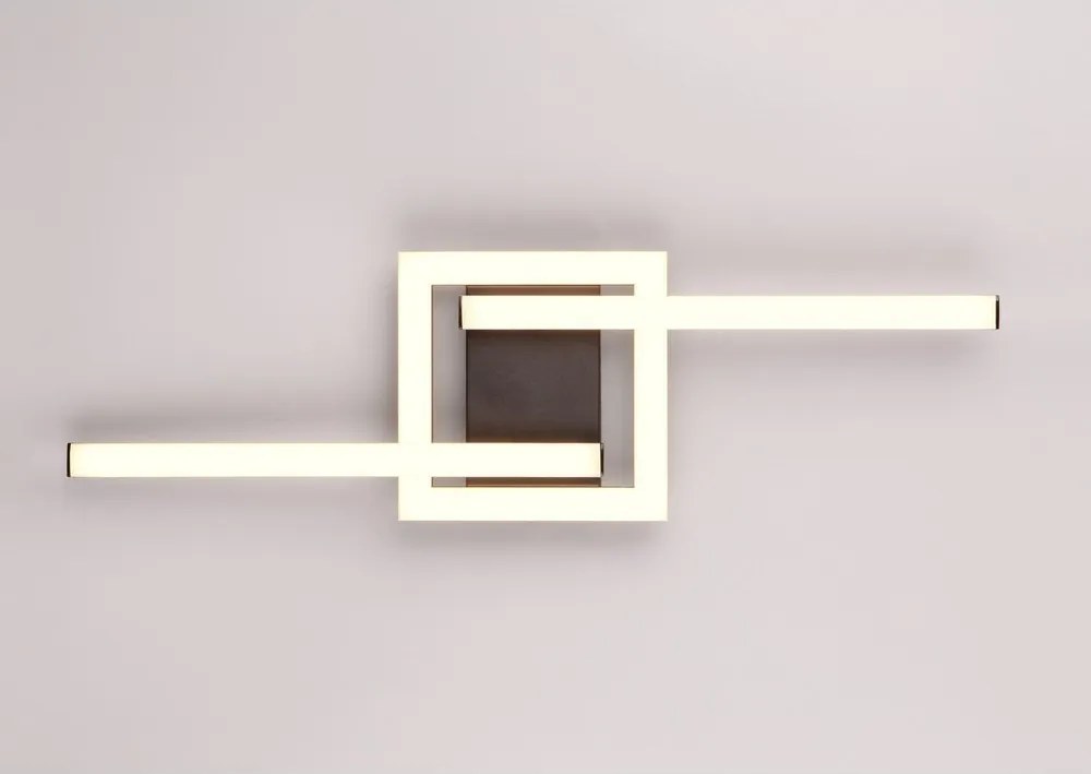 Černé LED stropní svítidlo 16x54 cm Viale – Reality