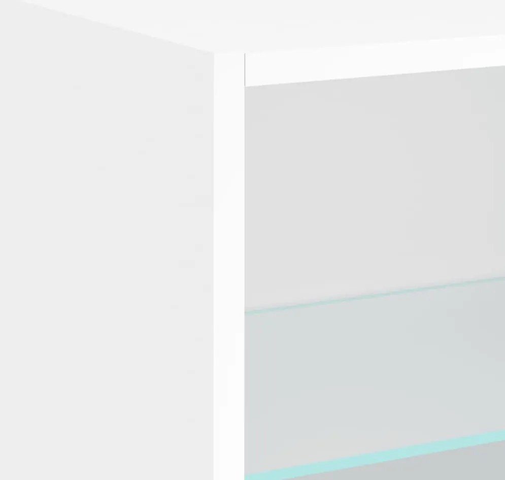 vidaXL 8dílná obývací stěna s LED kompozitní dřevo [3216668] Barva: dub sonoma