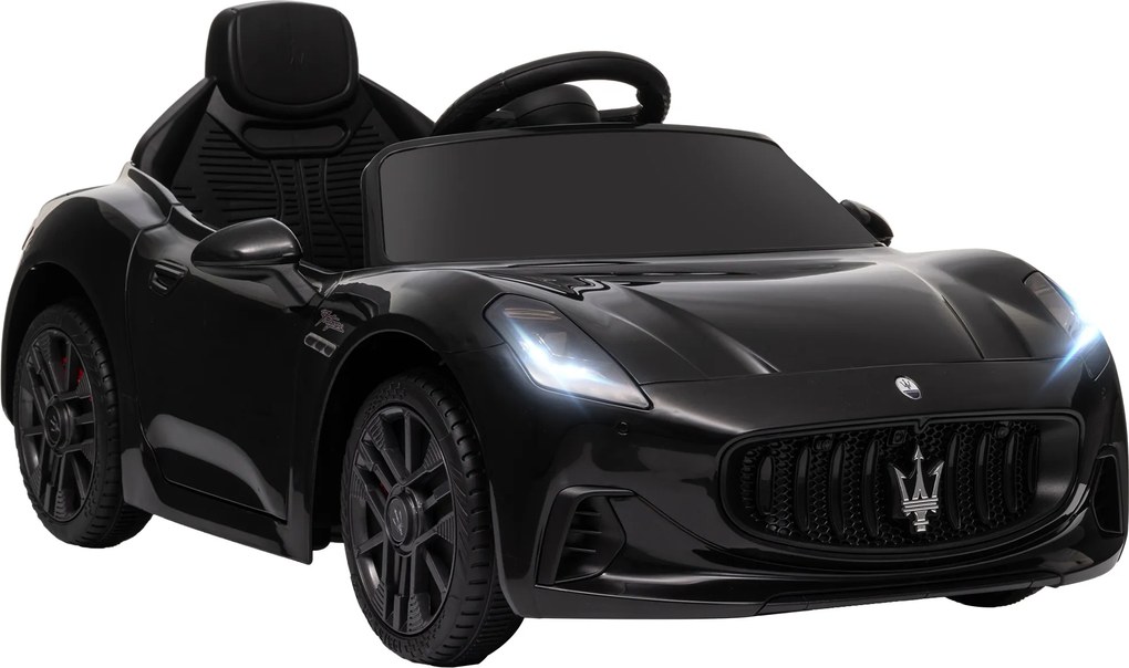 Dětské elektrické auto AIYAPLAY Maserati Gran Turismo Folgore, 12V s dálkovým ovládáním 2.4G, LED světla, hudba, klakson, MP3, auto pro děti od 3 do …