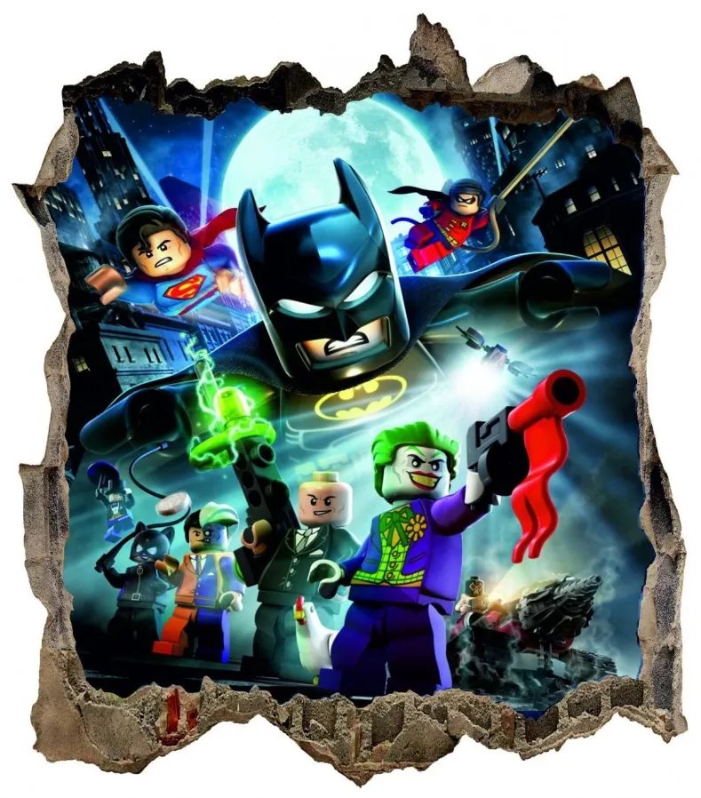 Nálepka na zeď lego Batman HIT 54x47cm