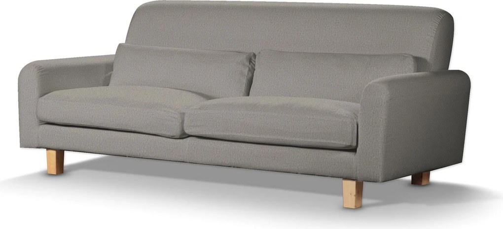 Potah na pohovku IKEA Nikkala krátký barva šedá látka pletený vzor