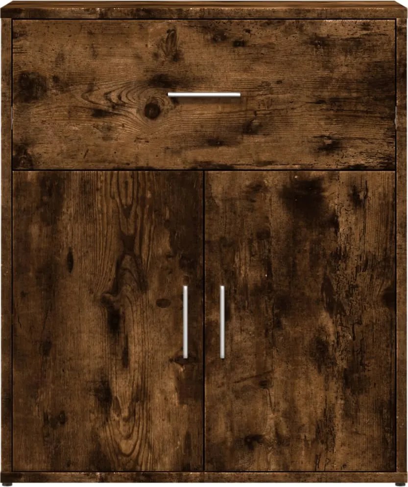 Příborníky 2 ks kouřový dub 60 x 31 x 70 cm kompozitní dřevo 3276550