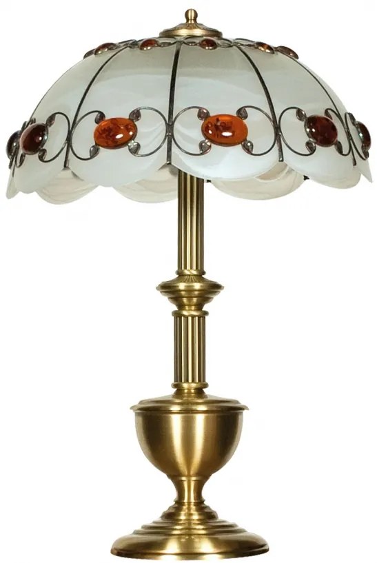 Mosazná stolní lampa 562 Aster (Braun)
