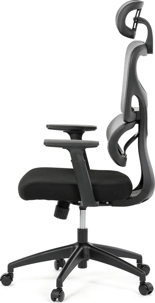 Ergonomická kancelářská židle LEXON - šedá síťovina