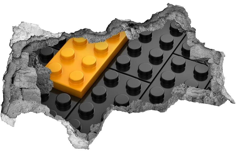Wallmuralia Fototapeta díra na zeď 3D Lego 95x73 cm