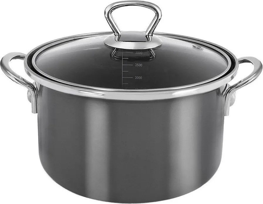 Smaltovaný hrnec s pokličkou 3,25 l Metalic – Orion