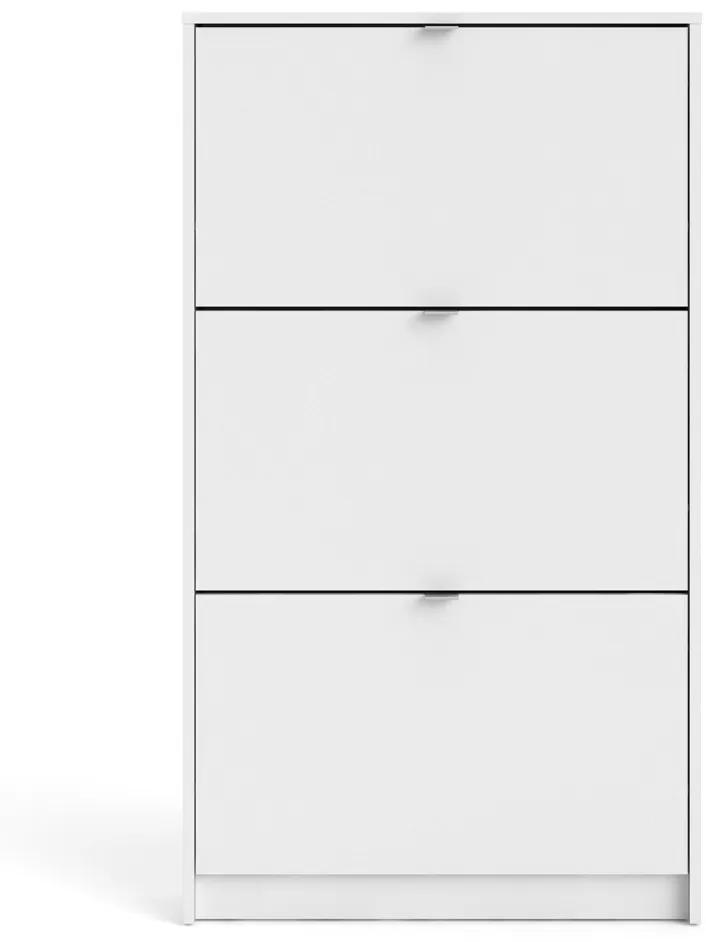 Botník Modulo - 123,5 x 70 x 16,5 cm | bílý