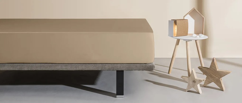 Velfont Aura 2v1 matracový chránič a prostěradlo Barva: krémová, Rozměr: 160 x 200 cm
