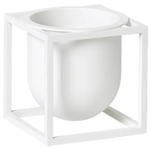 Květináč Kubus Flowerpot White 10 cm Audo Copenhagen