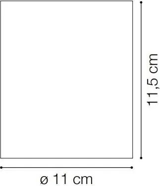 ILUX 122663 Venkovní stropní svítidlo Ideal Lux Gun PL1 bianco 122663 bílé 11cm IP44 - IDEALLUX