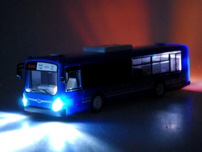 Ramiz RC Autobus s otevíráním dveří modrý