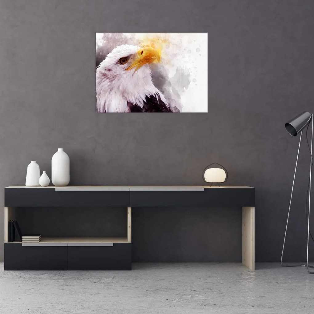 Skleněný obraz orla (70x50 cm)