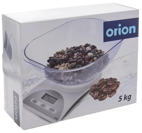 Orion domácí potřeby Kuchyňská váha digitální s miskou 5 kg