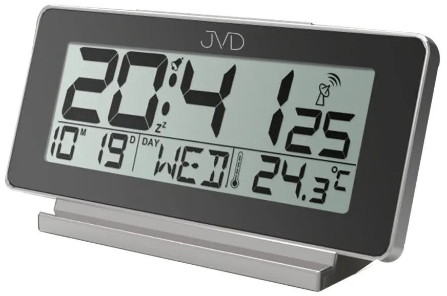 JVD Rádiem řízený digitální multifunkční budík JVD RB3523.2 s teploměrem