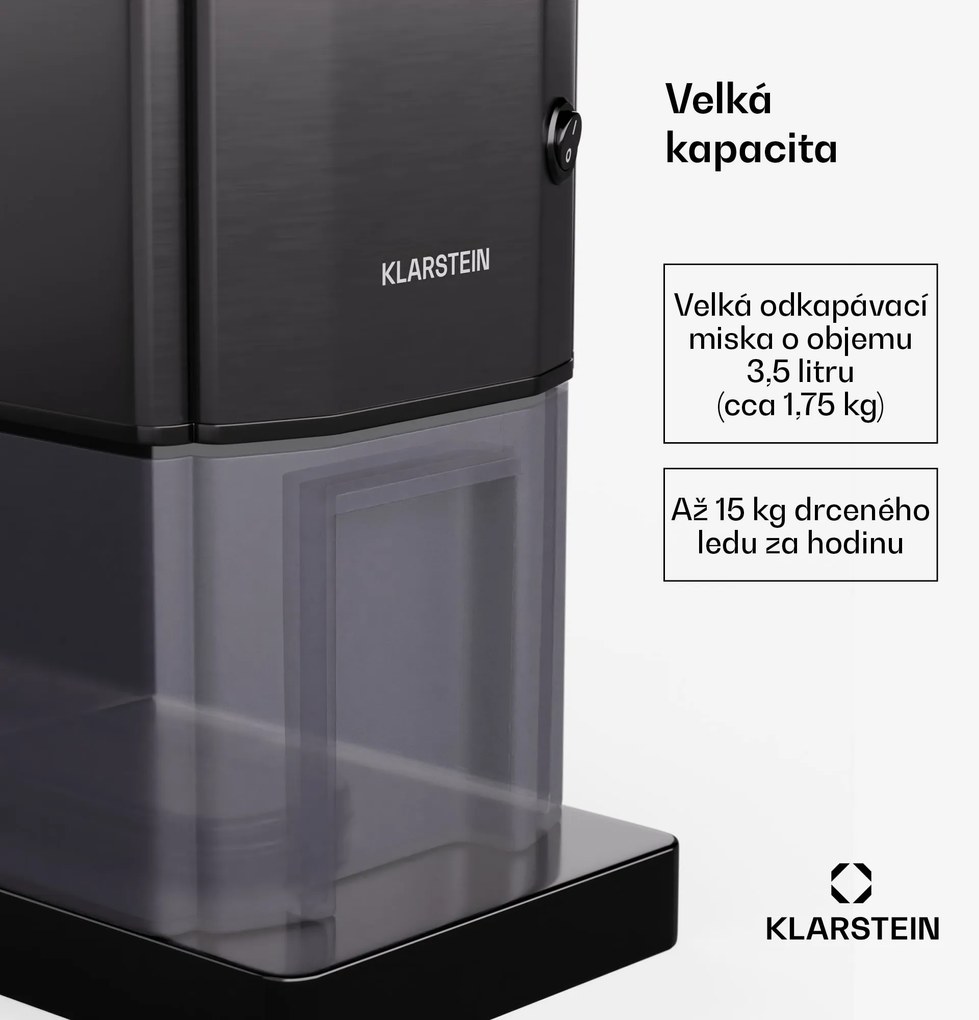 OneConcept Icebreaker, drtič ledu, 15 kg/h, zásobník na led 3,5 l