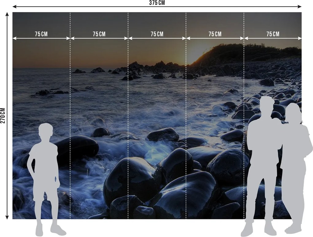 Fototapeta na míru Západ Slunce a Moře | Vliesová fototapeta na zed' | DFTNS2453