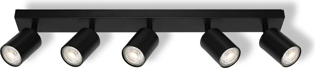 OSRAM 5bodové svítidlo LED SPOT ELEMENTAL BLACK, 60,5 x 13,8 x 6 cm