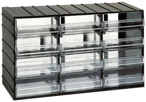 ArtPlast Modulová skříňka se zásuvkami, 382 x 148 x 230 mm, 12 zásuvek