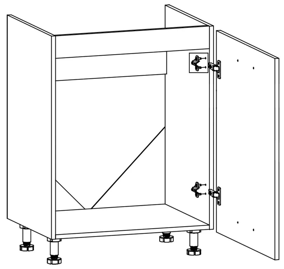 Kuchyňská linka LANGEN ap | 330x210 cm | PUSH OPEN | artisan