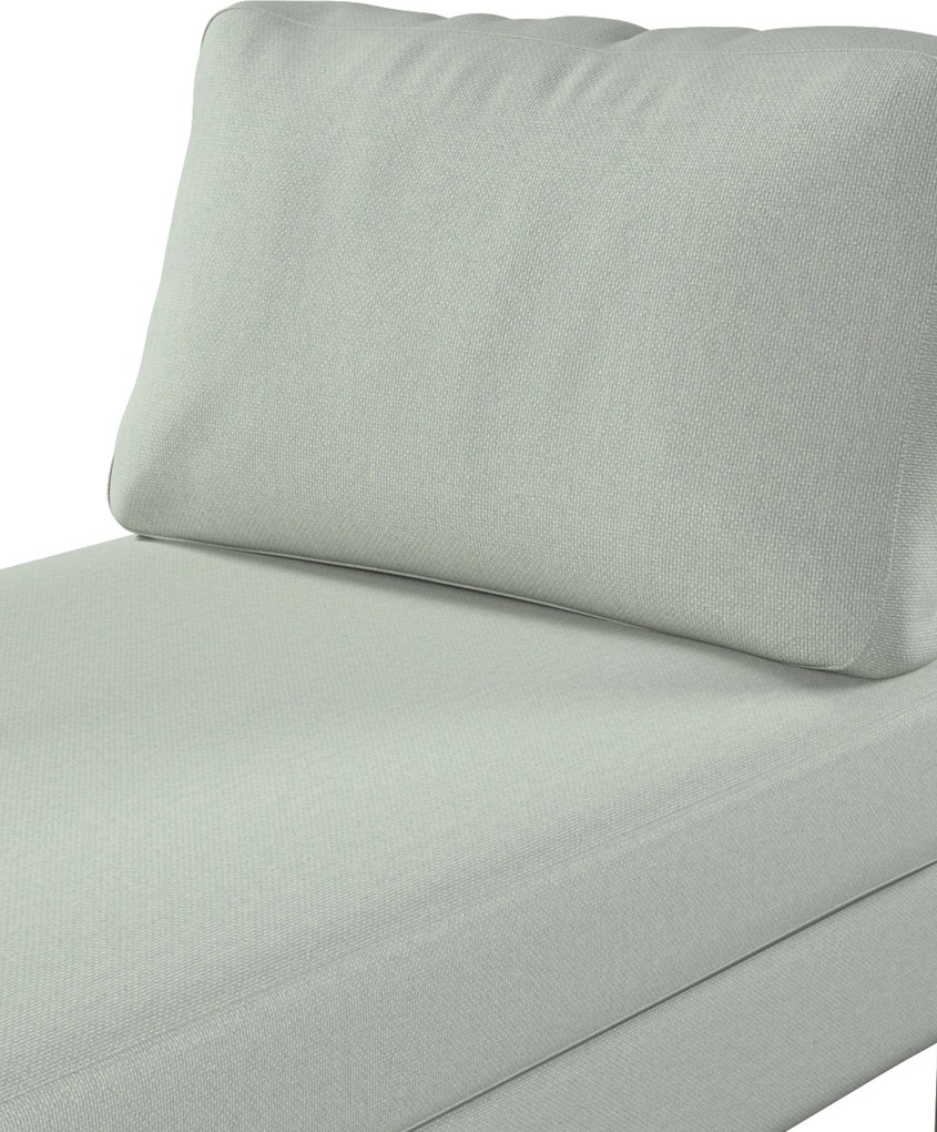 Potah na šezlong IKEA Karlstad samostatný, krátký barva modrá látka pletený vzor