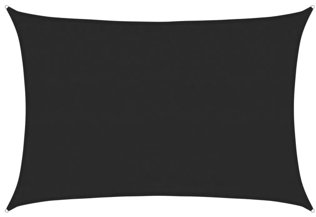 Stínící plachta 160 g/m² černá 3,5 x 4,5 m HDPE 311736