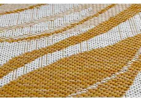 koberec SISAL SION Mramor 22169 ploché tkaní ecru / žlutá / béžový velikost 160x220 cm | krásné koberce cz