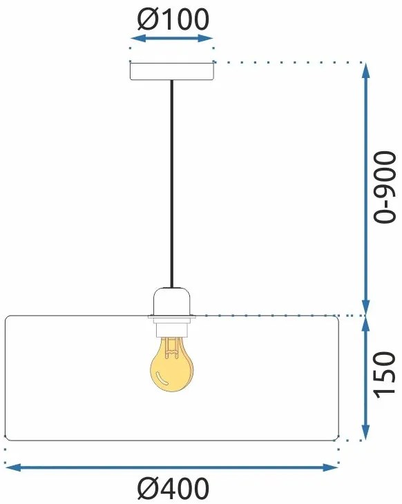 Toolight Závěsné svítidlo APP1016-1CP