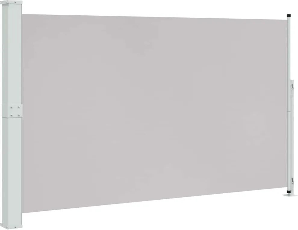 Zatahovací boční markýza 180 x 314 cm šedá 313401