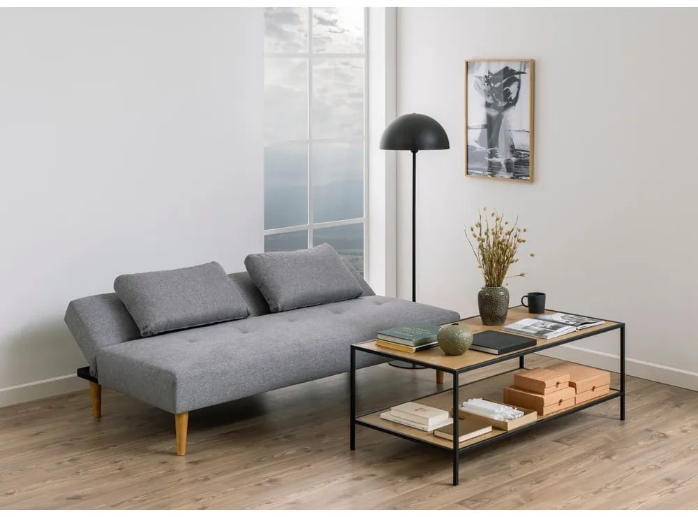 Světle šedá rozkládací pohovka Bonami Essentials Matylda