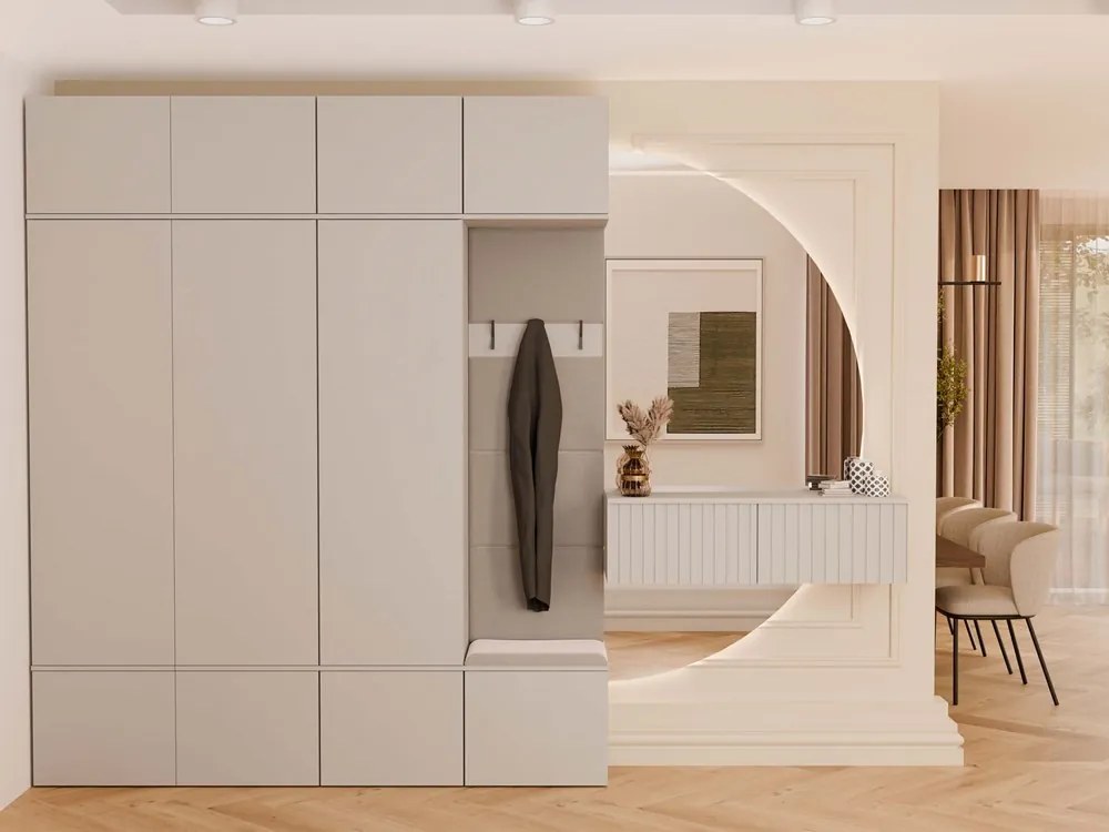 Předsíňová stěna Haga II 200 cm kašmír