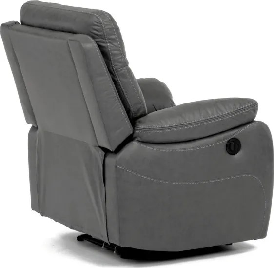 Polohovací křeslo šedé, elektrické TV-4094 GREY3
