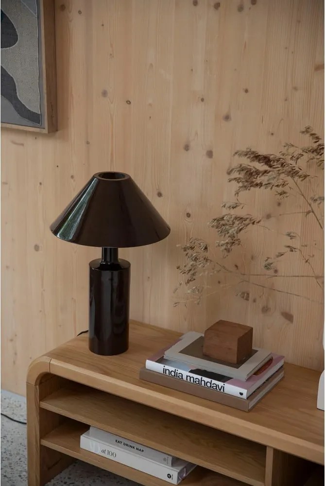 TV stolek v dekoru dubu v přírodní barvě 160x45x40 cm Brave – Zuiver