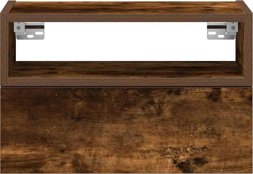 vidaXL Nástěnný noční stolek 45x26x28,5 cm [858598] Barva: dub sonoma